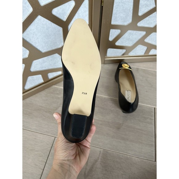 Calico | Shoes | New Calico 8s Black Leather Gold Granny Grandmacore ...